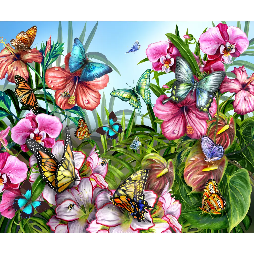 Butterfly tiles-Spring Butterflies-Tile Mural