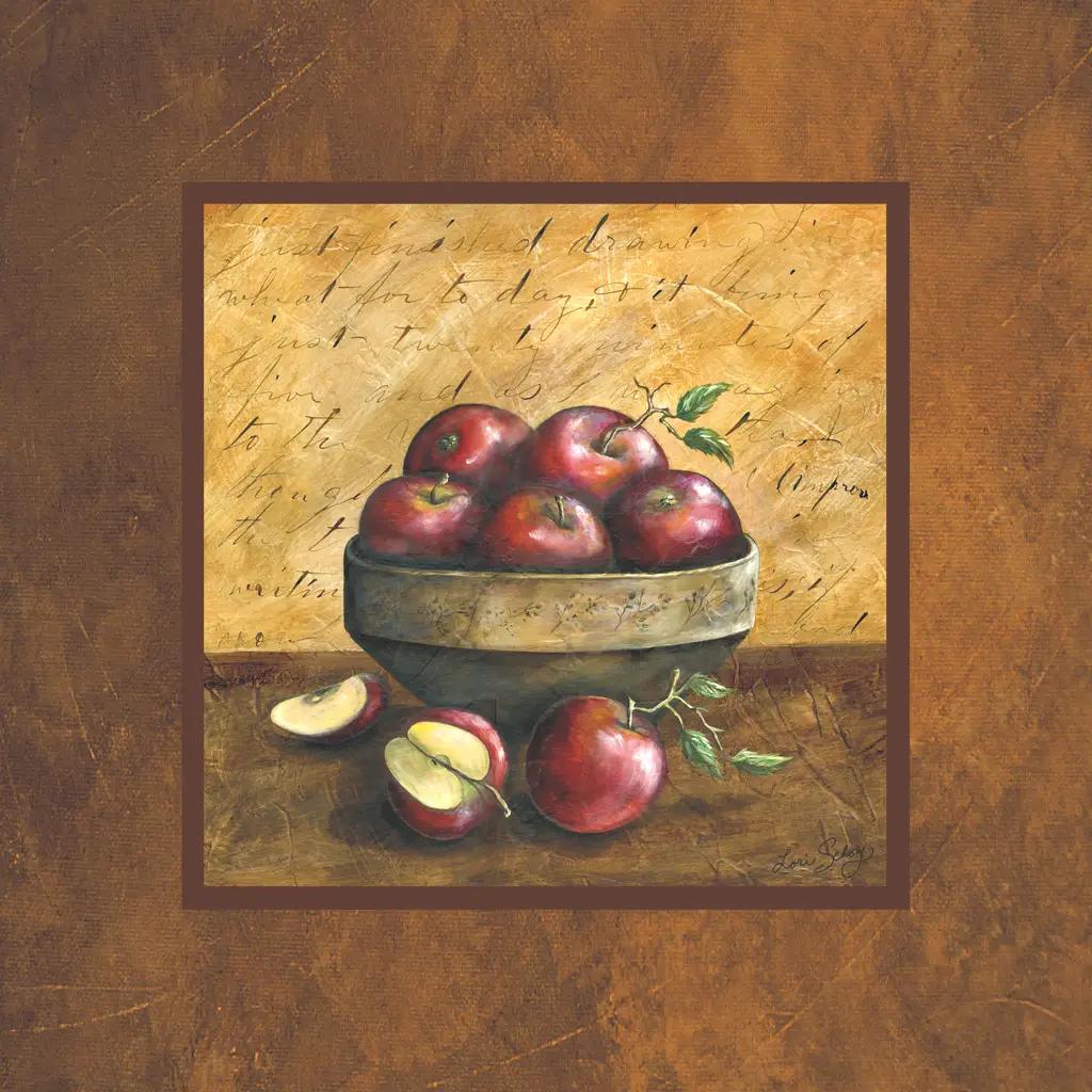 Fruit /Vege decorative tile-Apples 1-Tile Mural