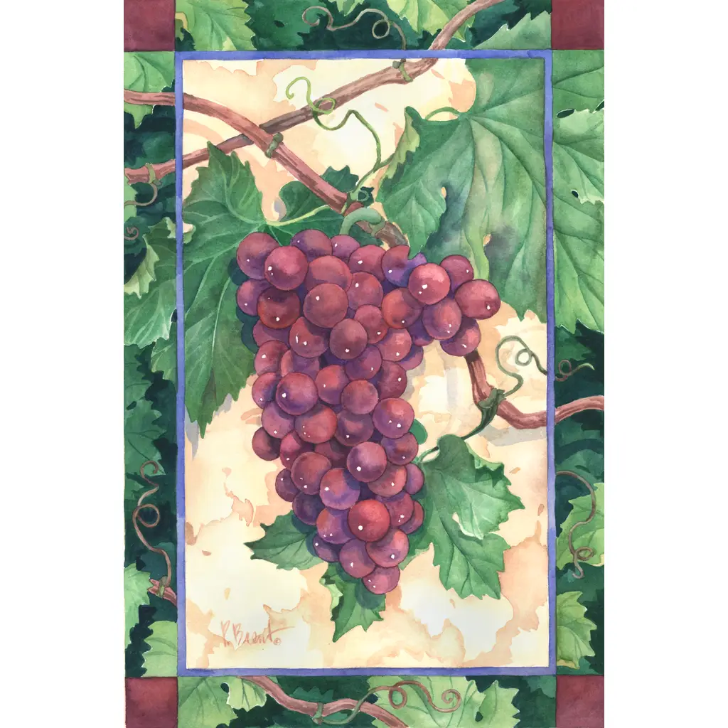 Fruit /Vege decorative tile-Red Grapes-Tile Mural