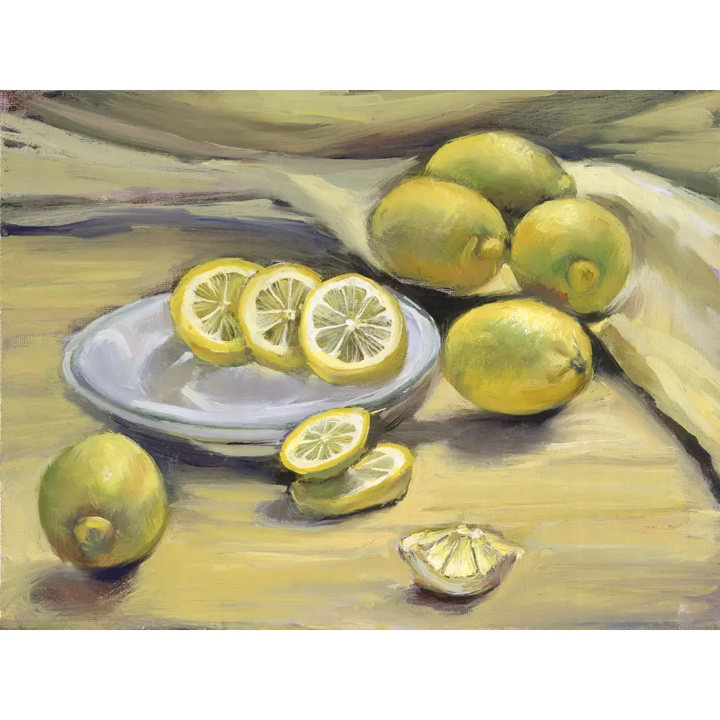 Fruit /Vege decorative tile-Sunny Lemons-Tile Mural