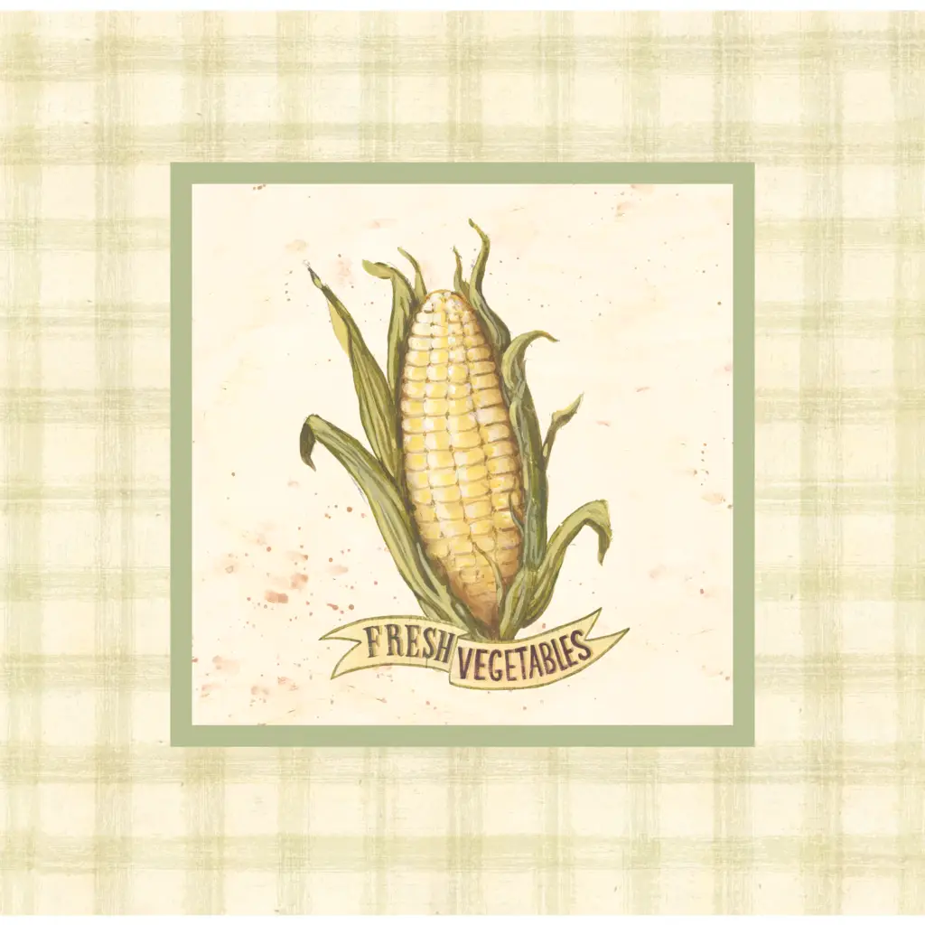 Fruits and vegetable accent tiles - CA-Corn - Accent Tile