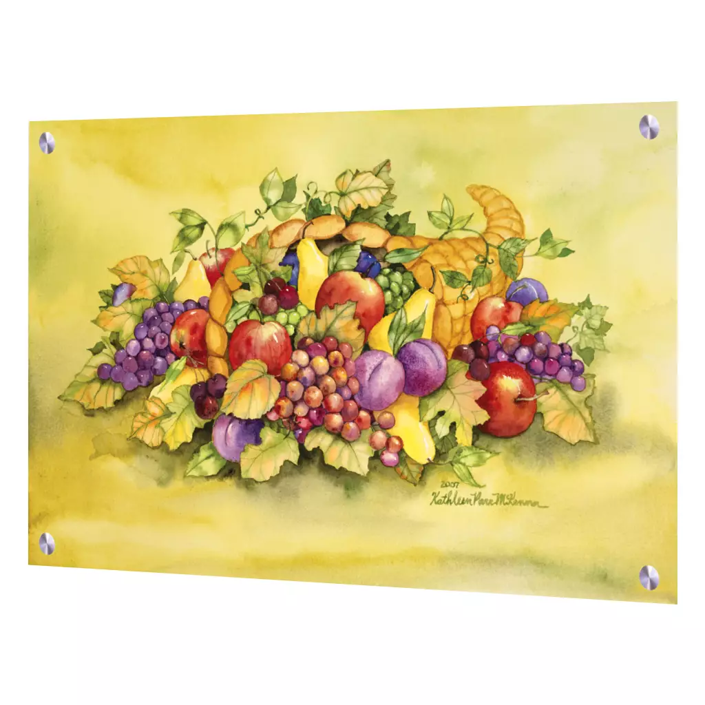 Fruit /Vege decorative tile-Cornucopia 2-Tile Mural