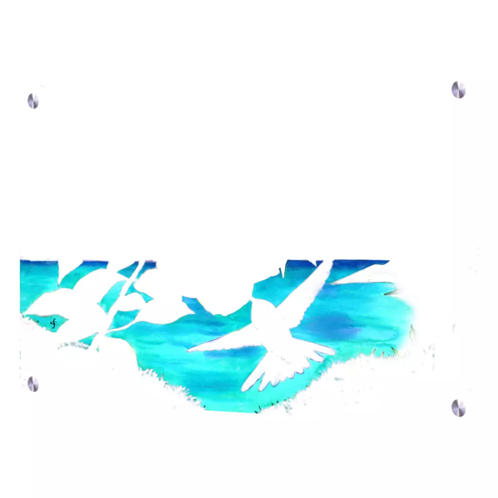 Hummingbird art for glass tiles-Local Color-Art Glass Backsplash