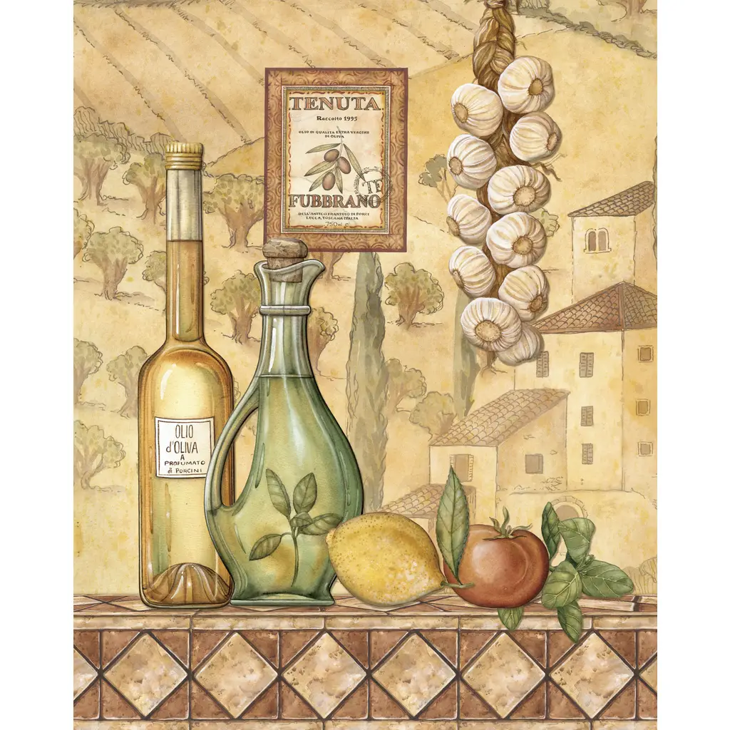 Decorative Wine tile-Tuscany IV-Tile Mural