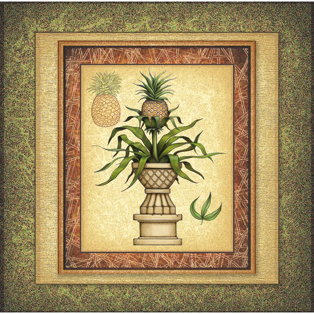 Tiles with tropical plants-Pineapple Plant-Tile Mural