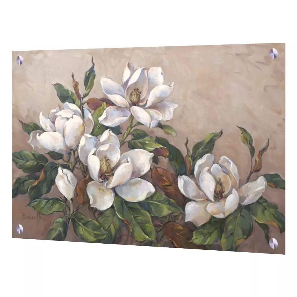 Tiles with tropical plants-Magnolia Inspiration-Tile Mural