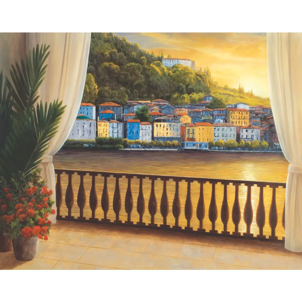 Decorative tile with waterviews-Italian View-Tile Mural