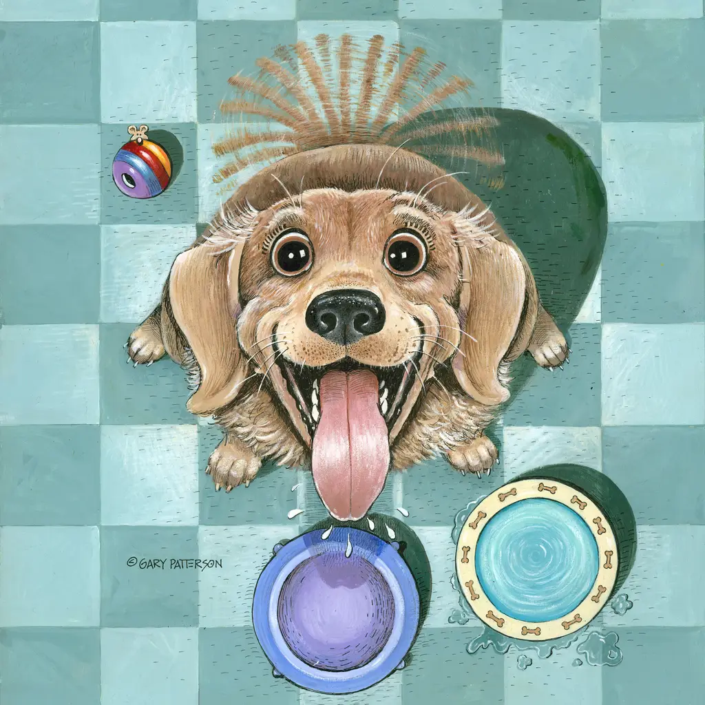 Comical / funny tiles-Feed Me-Tile Mural