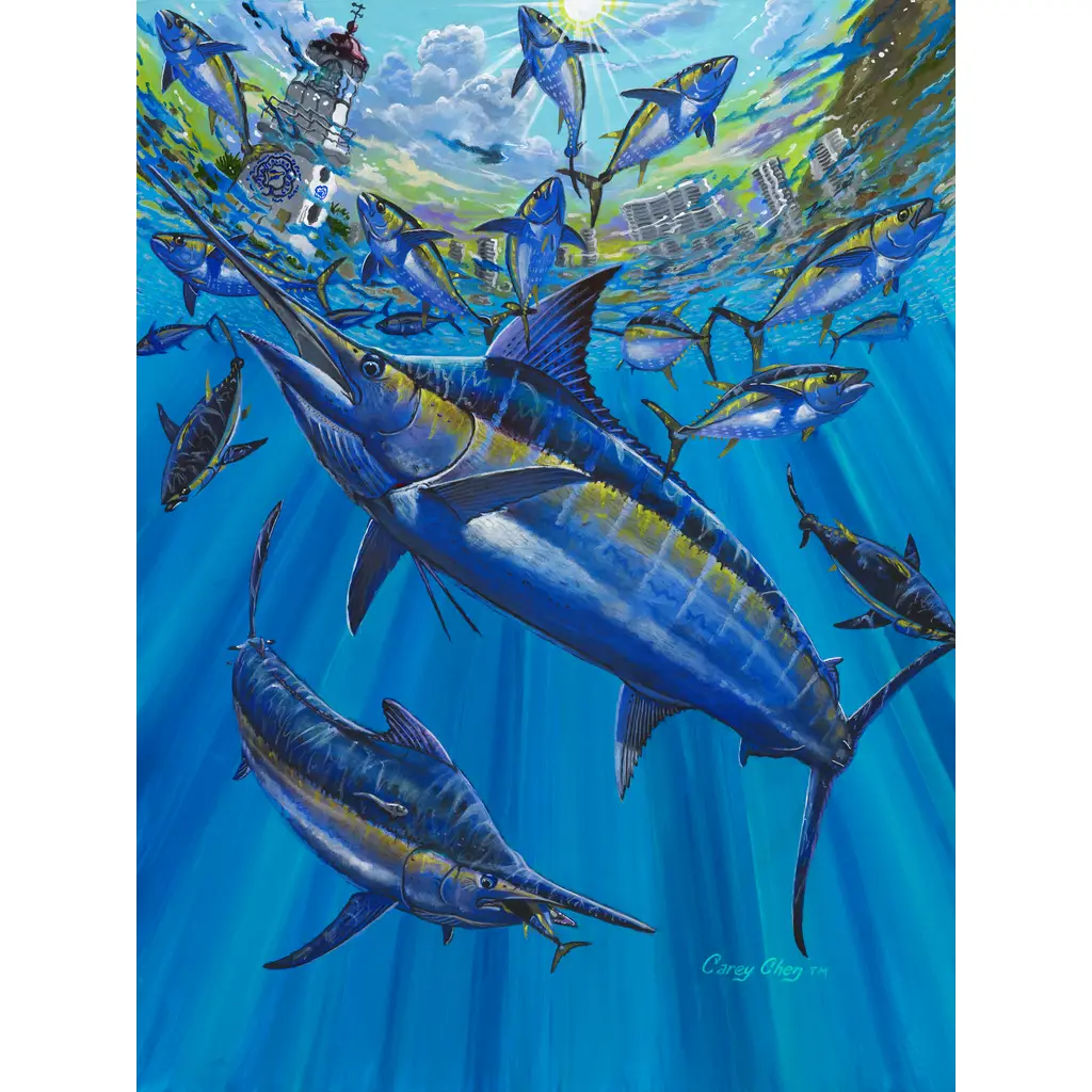 Saltwater fish art-Salinas-Tile Mural