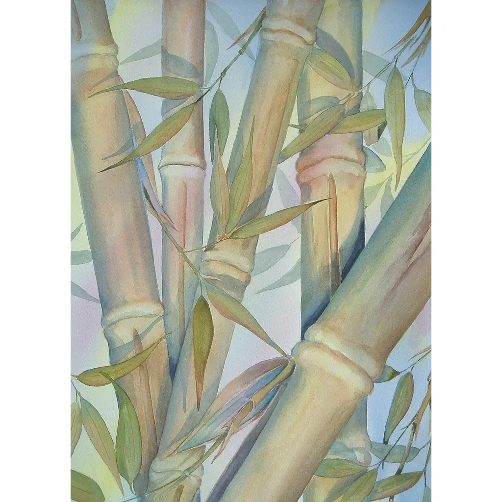 Tiles with tropical plants-Bamboo II-Tile Mural