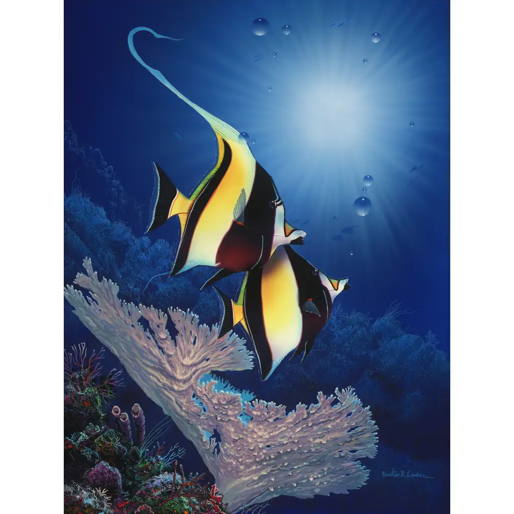 Saltwater fish art-Coral Cove-Tile Mural