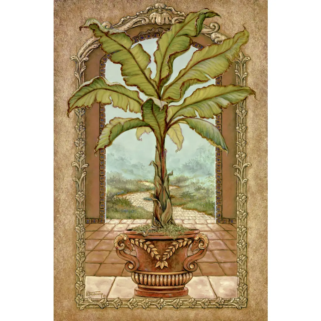 Tiles with tropical plants-Classical Banana Tree-Tile Mural