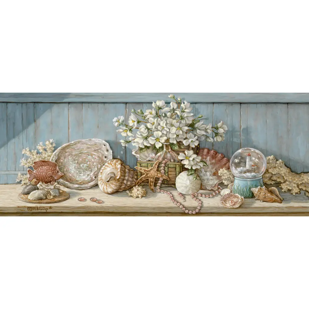 Decorative shells on tile - Shell Collection I - Tile Mural