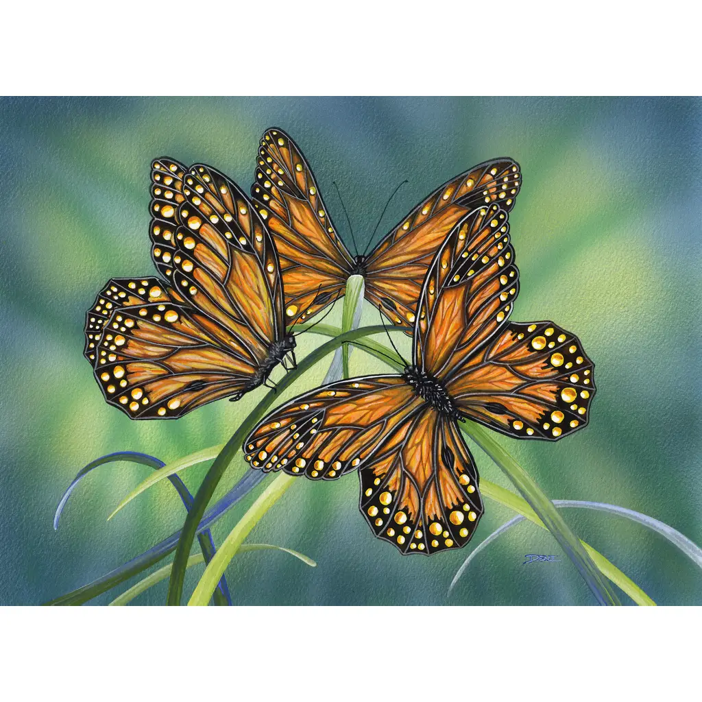 Butterfly tiles-Topaz Wings-Tile Mural