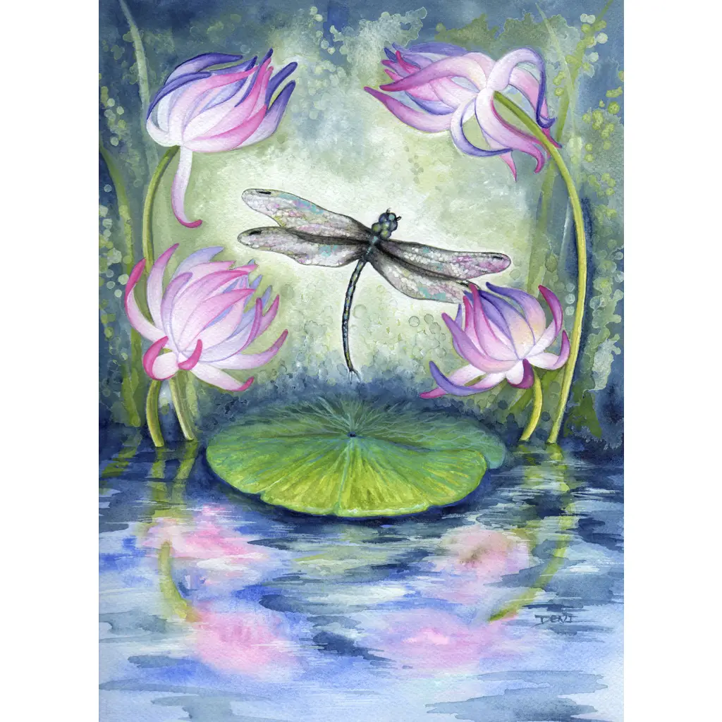 Decorative tile with waterviews-Magic Pond-Tile Mural