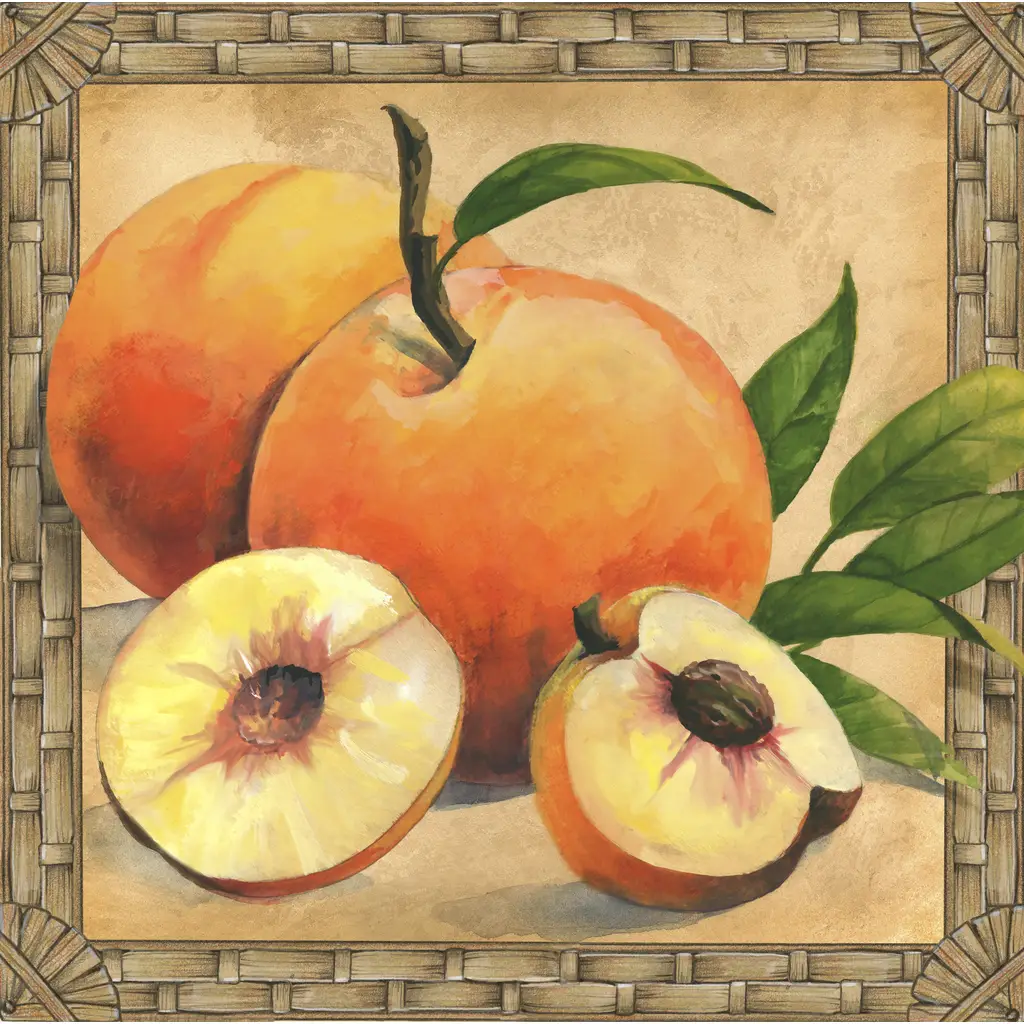 Fruit /Vege decorative tile-Peaches-Tile Mural