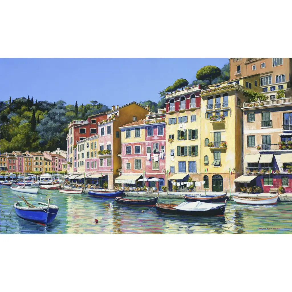 Decorative tile with waterviews-Portofino-Tile Mural