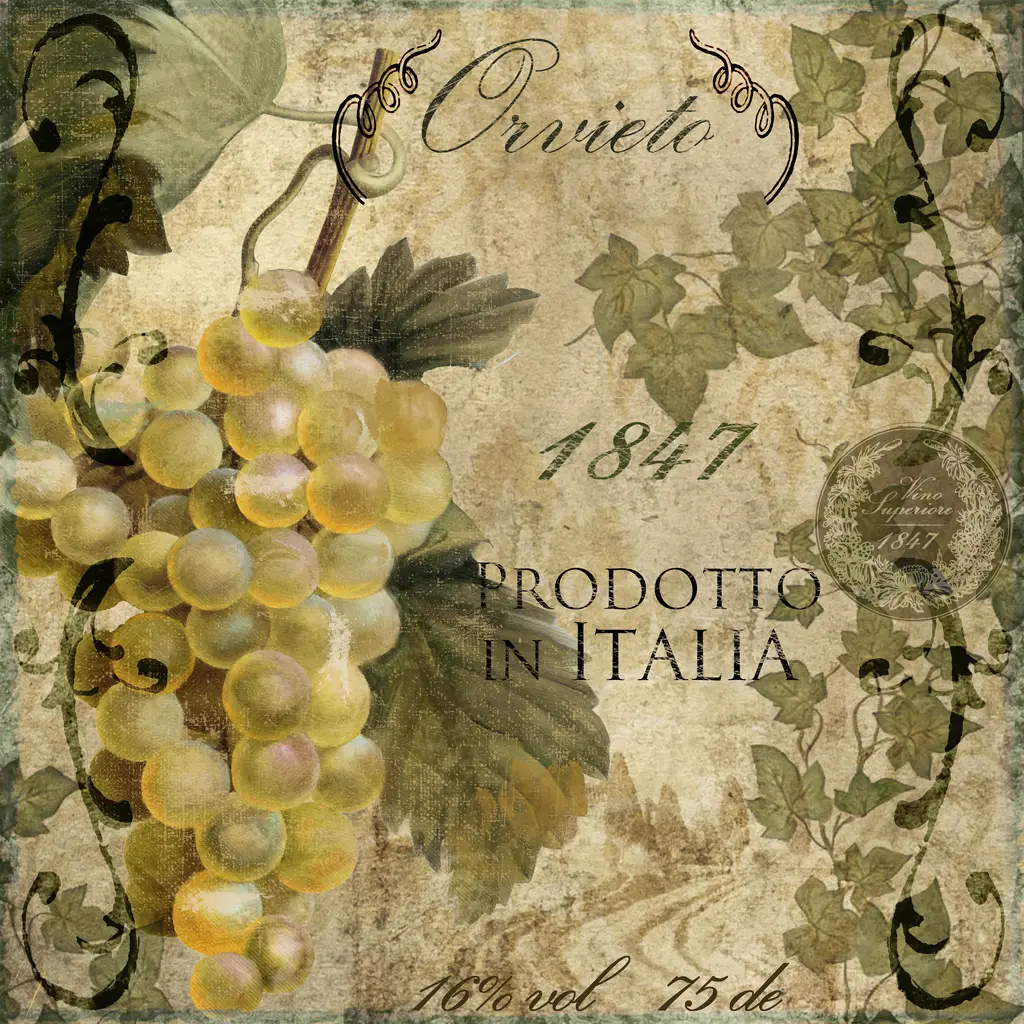 Decorative Wine tile-Vino Italiano IV-Tile Mural