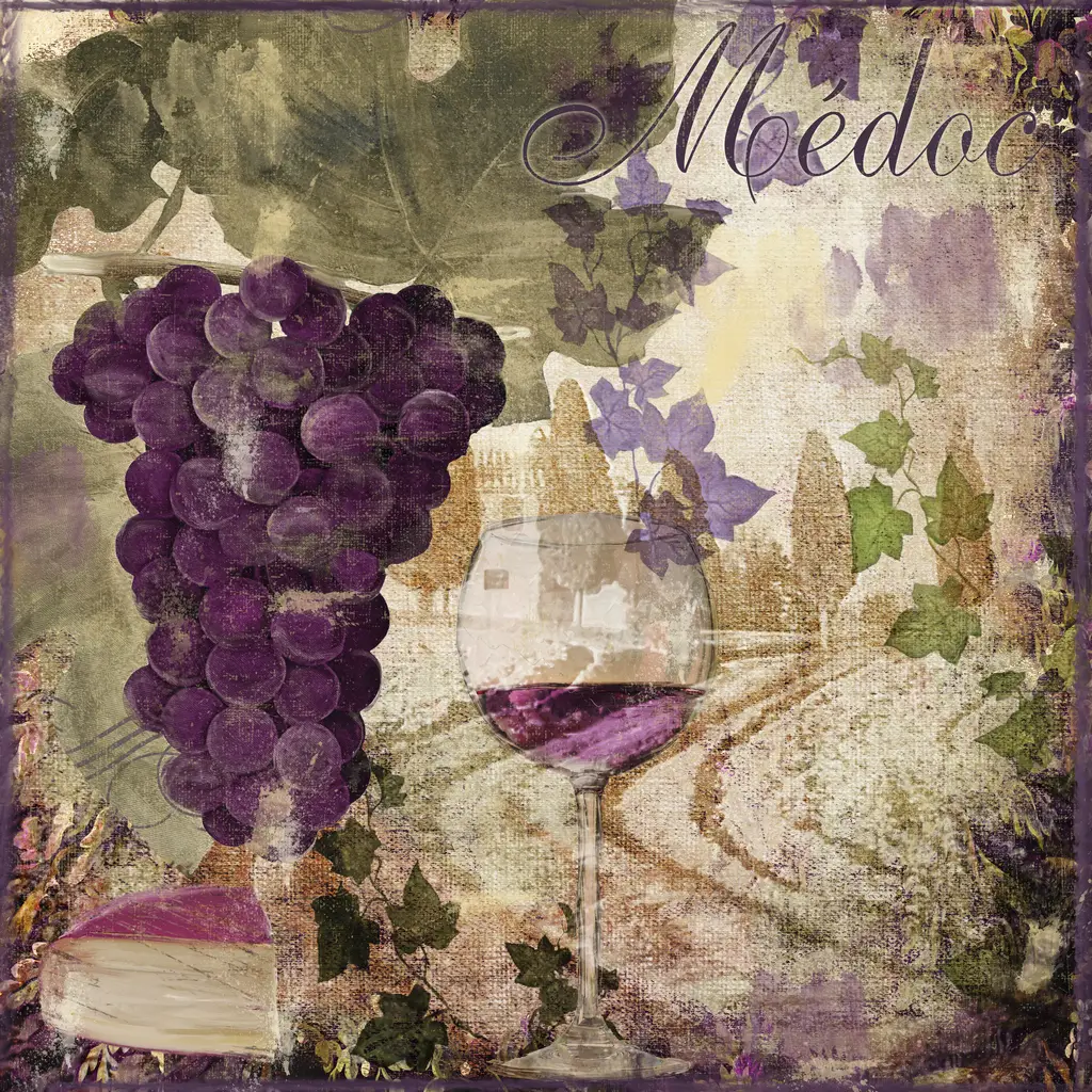 Wine accent tiles - Wine Country IV - CB - Accent Tile