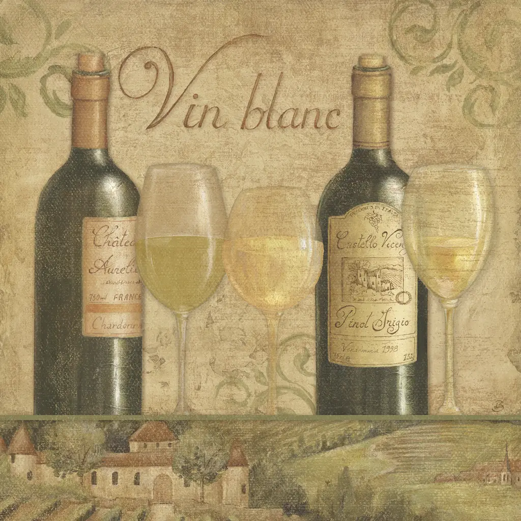 Decorative Wine tile-Vineyard Flavor I-Tile Mural