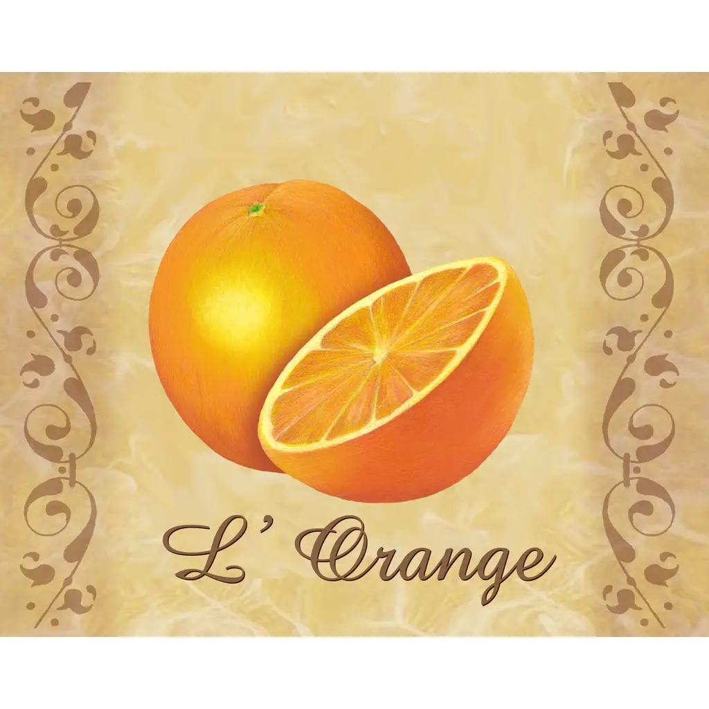 Fruit /Vege decorative tile-The Oranges-Tile Mural
