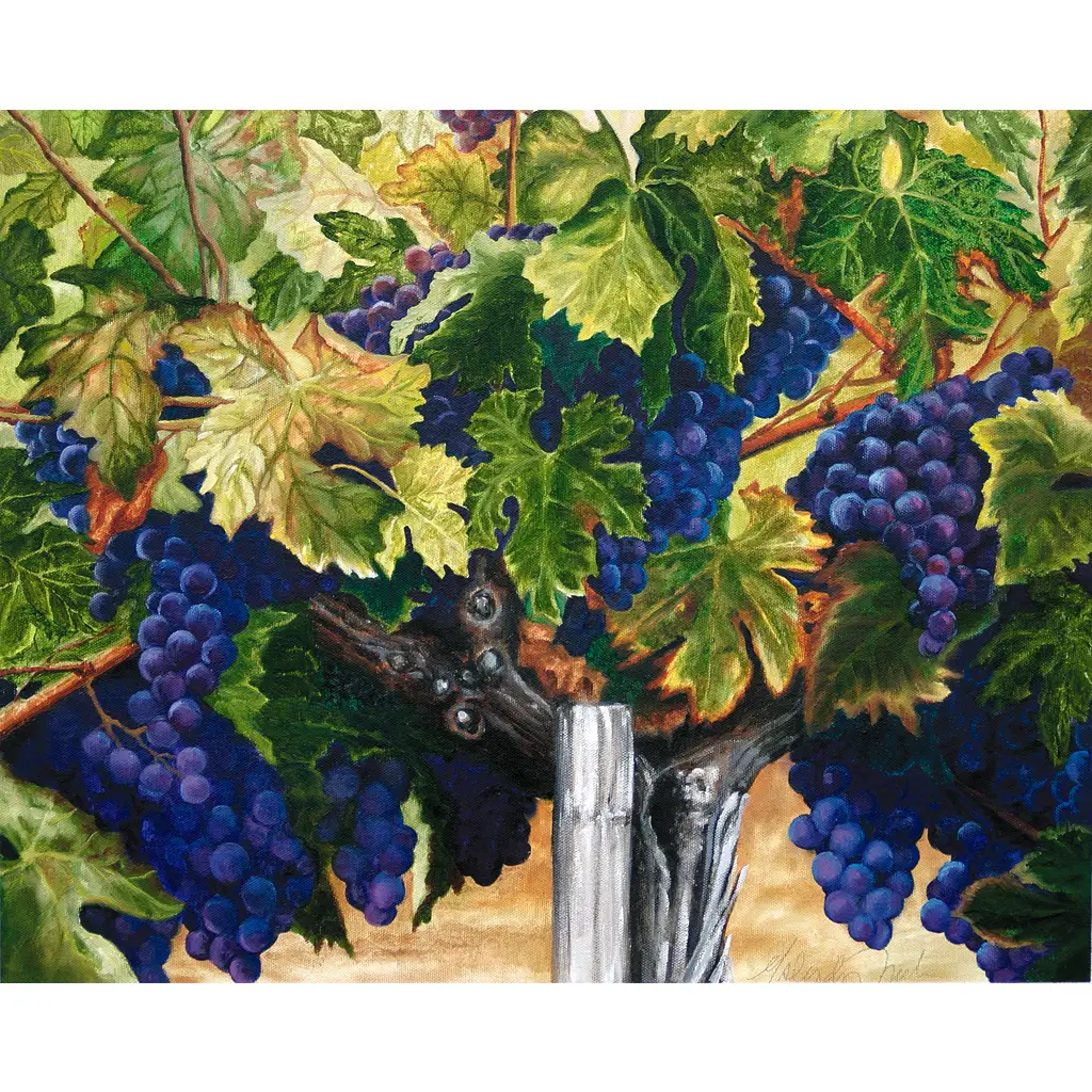 Decorative Wine tile-Ancient Vine II-Tile Mural