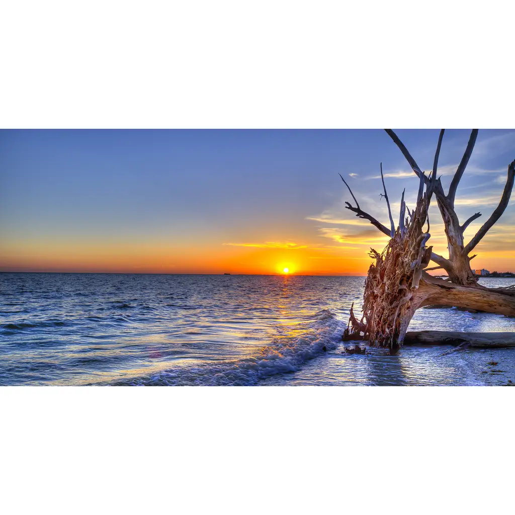 Beach scene tiles - A Lovers Sunset - Tile Mural