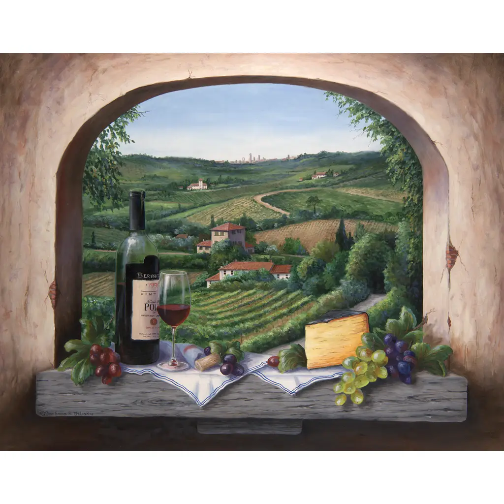 Decorative Wine tile-Port Wine-Tile Mural