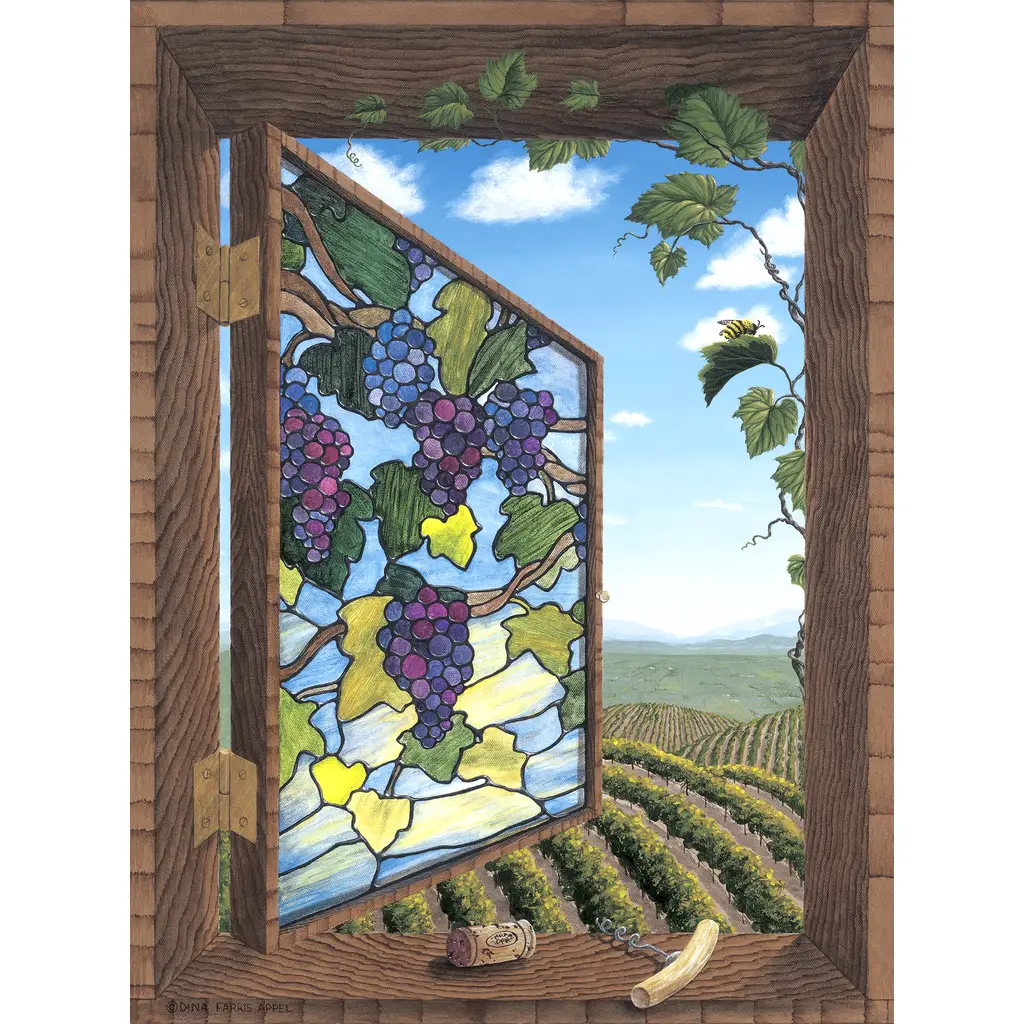 Tile art with Tuscan scenes-Cellar Breeze-Tile Mural