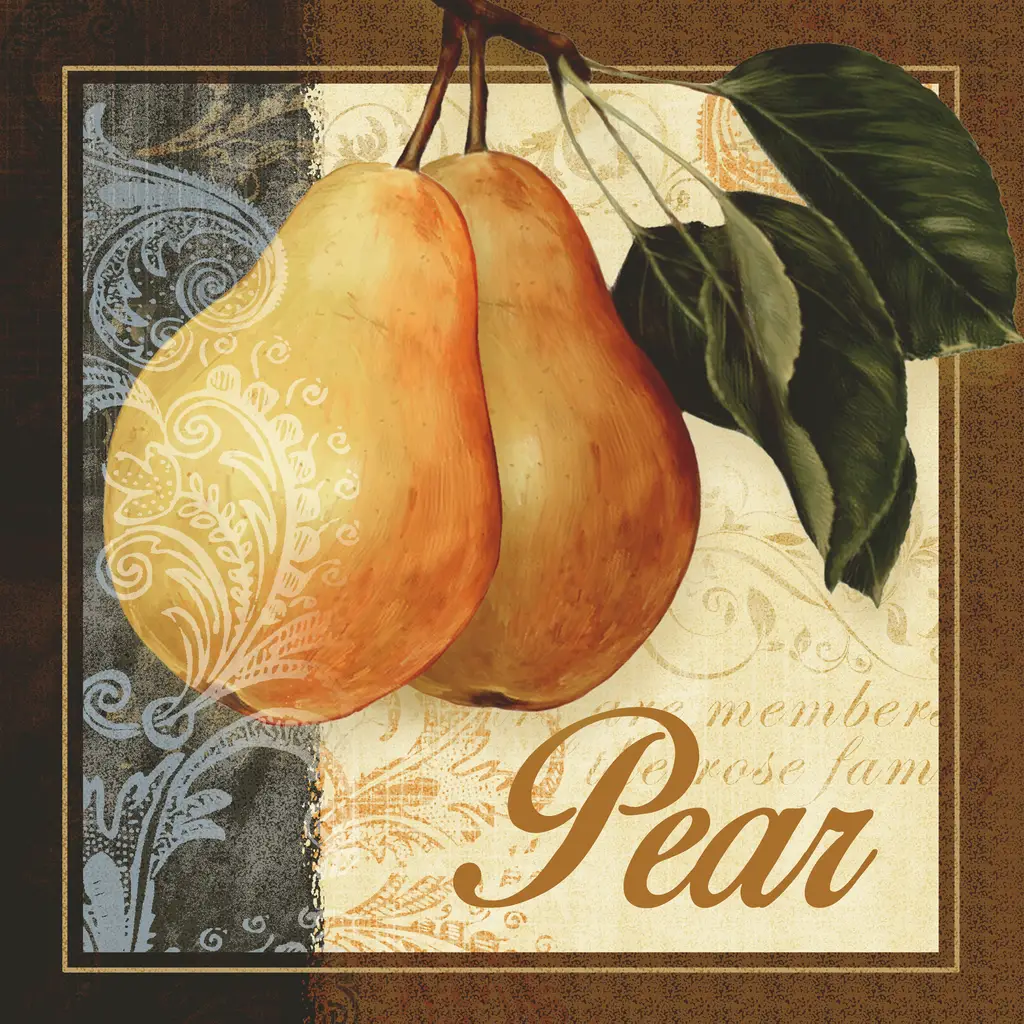 Fruit /Vege decorative tile - Pear - Tile Mural