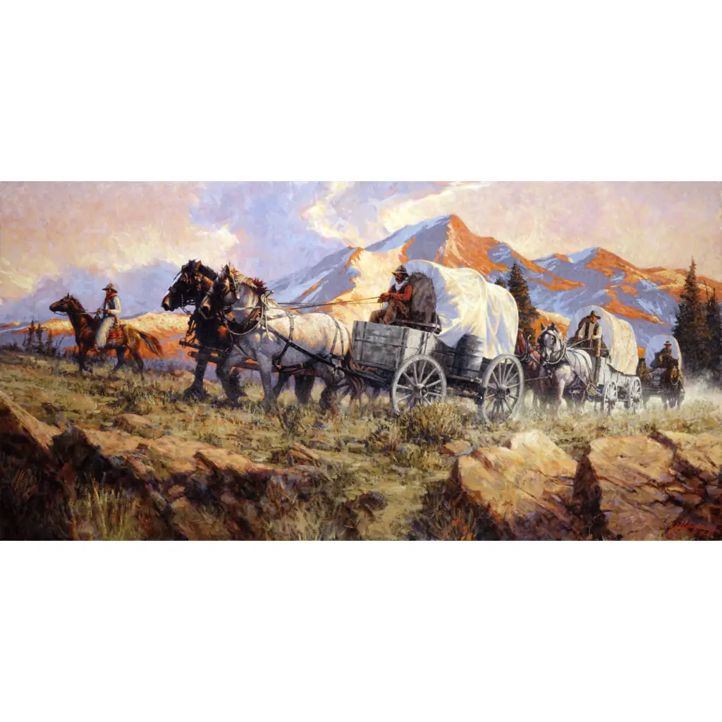 Native American Tile Murals-Rolling With the Big Teams-Tile Mural