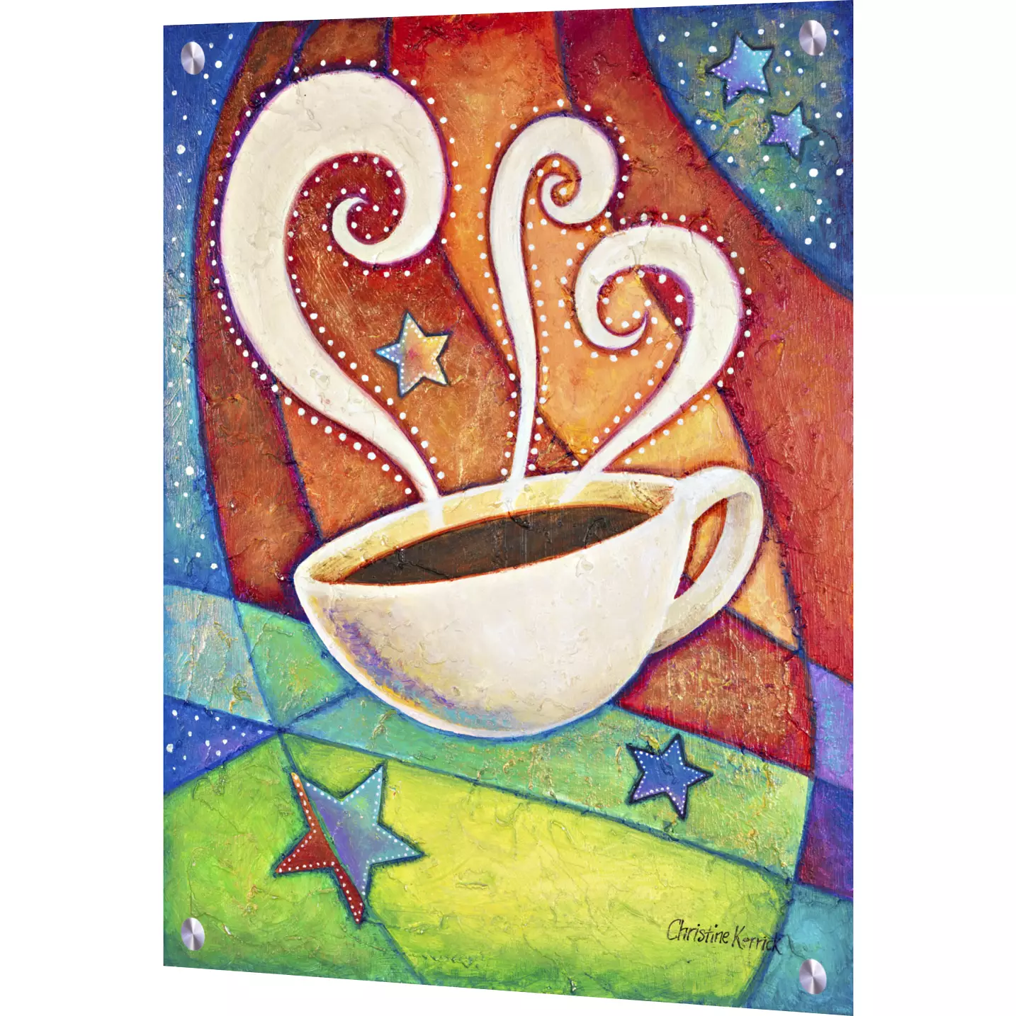 Decorative tiles with coffee-Five Star Coffee-Tile Mural