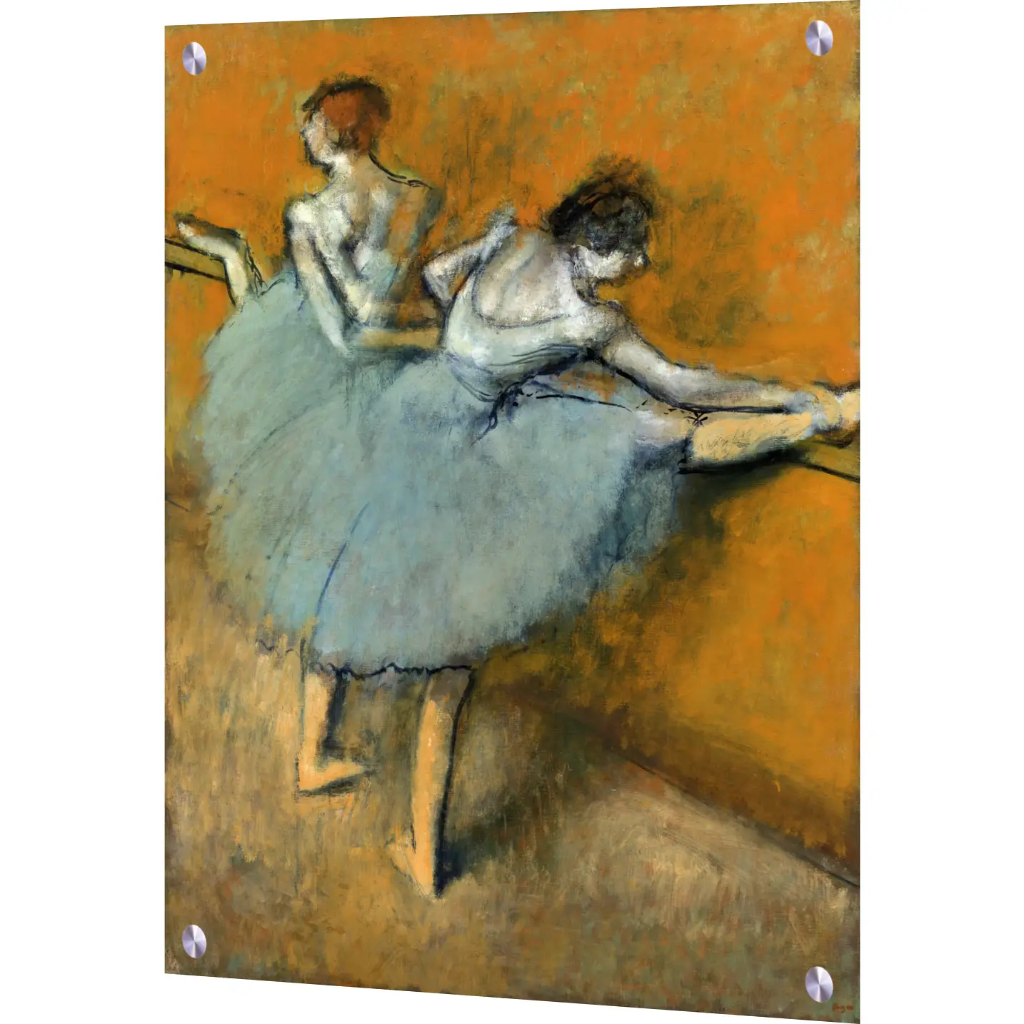 Tile Mural - Dancers at the Barre - Solo Tile