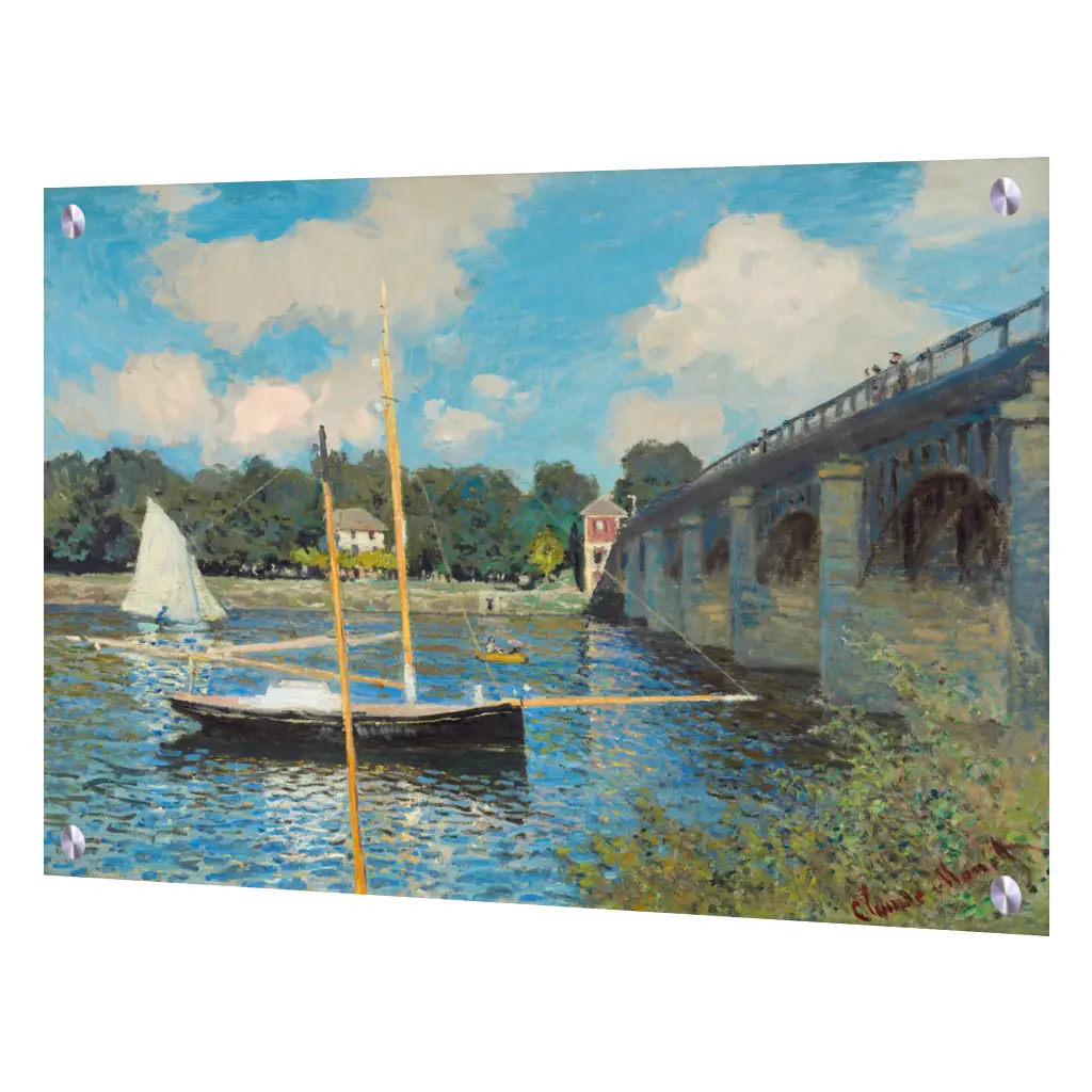 Tile Mural - Bridge at Argenteuil - Solo Tile