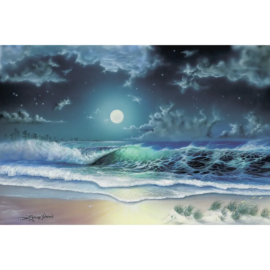Beach scene tiles - Enchanted Waters - Tile Mural