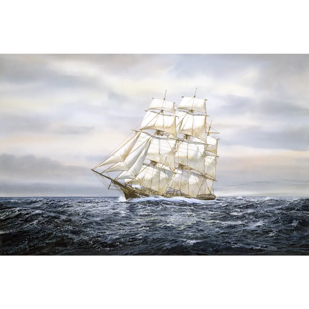 Decorative tile with Ships-Clipper Ship-Tile Mural