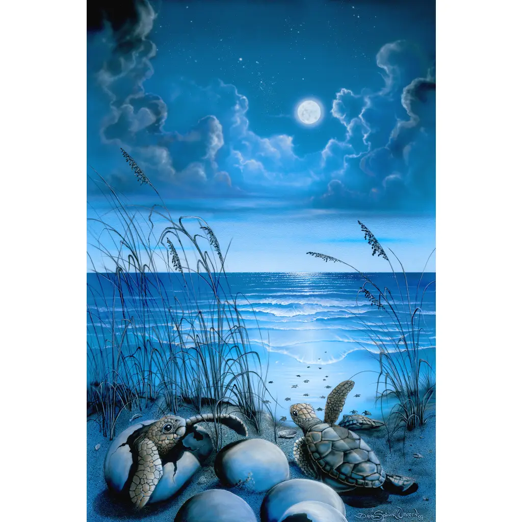 Sea Turtles/Rays on tile-The Great Escape-Tile Mural