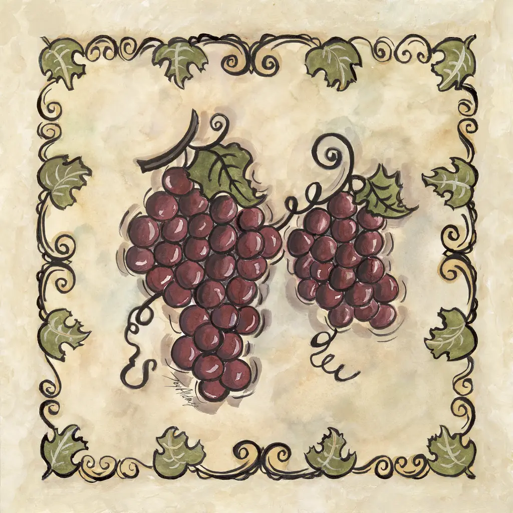 Fruit /Vege decorative tile-Sweet Grapes III-Tile Mural