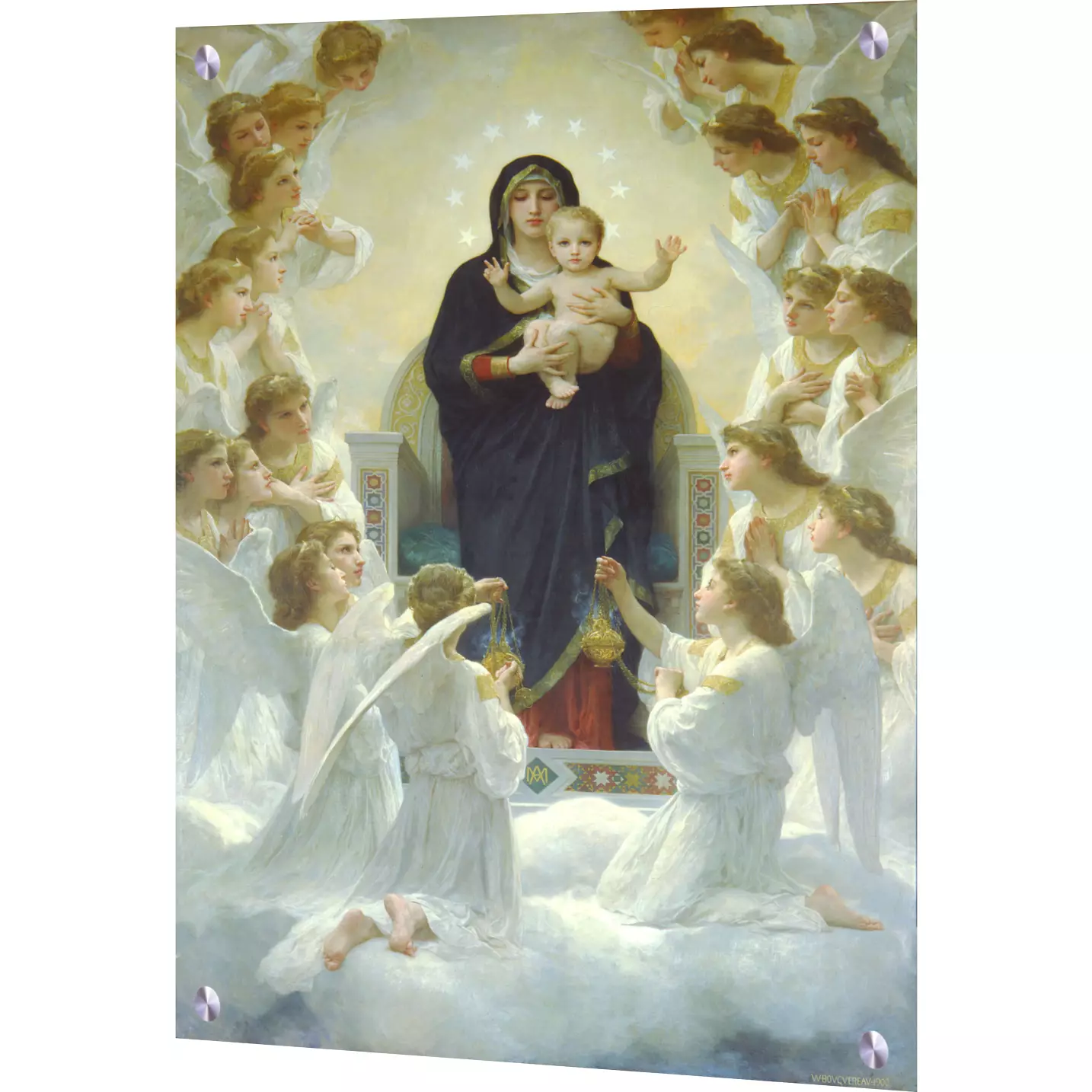 Inspirational/Religious tile art-Regina Angelorum-Tile Mural