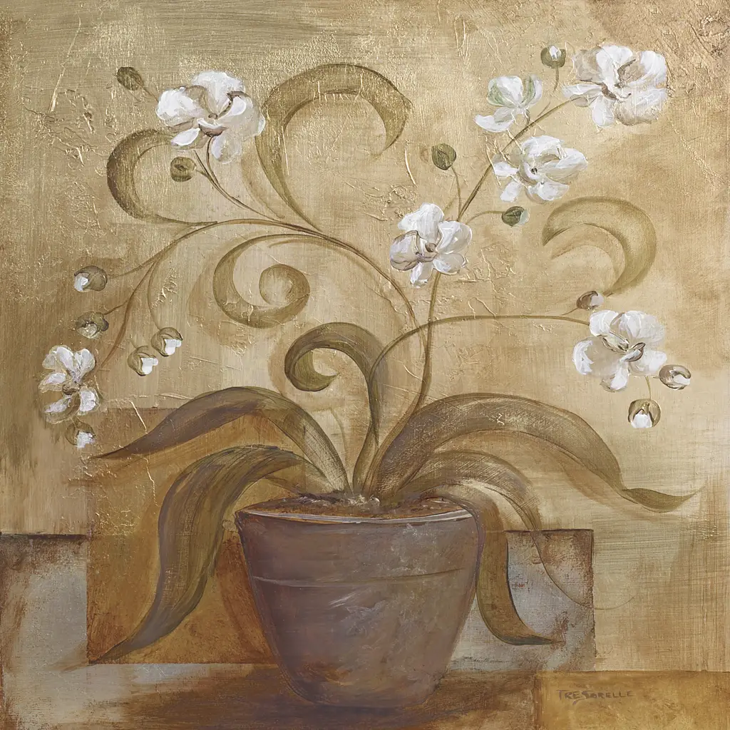 Tiles with tropical plants-Orchid Delight-Tile Mural