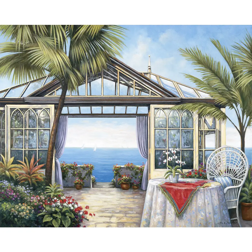 Beach scene tiles - Ocean View - Tile Mural
