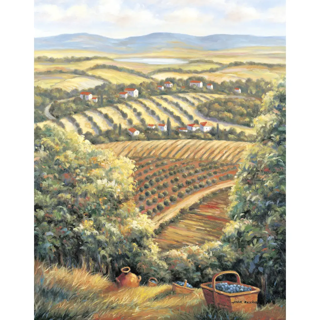 Garden scene tile art-Valley D-Tile Mural