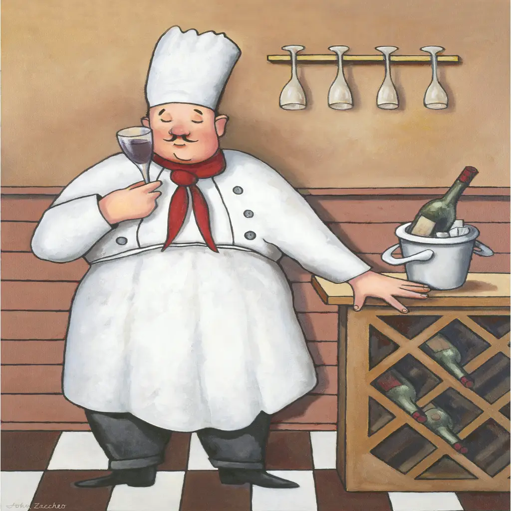 Decorative tiles with chefs-Chef 2-Tile Mural