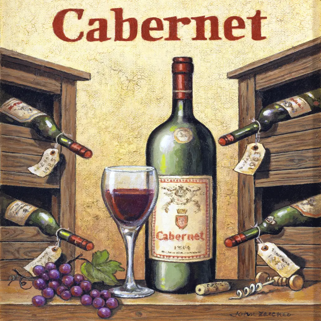 Decorative Wine tile-Cabernet 1-Tile Mural